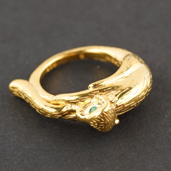 J. Crew | Jewelry | New Jcrew Size 5 4k Goldplated Monkey Ring | Poshmark